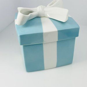 Tiffany & Co. | Accents | 43 Large Tiffany Porcelain Blue Trinket Gift ...